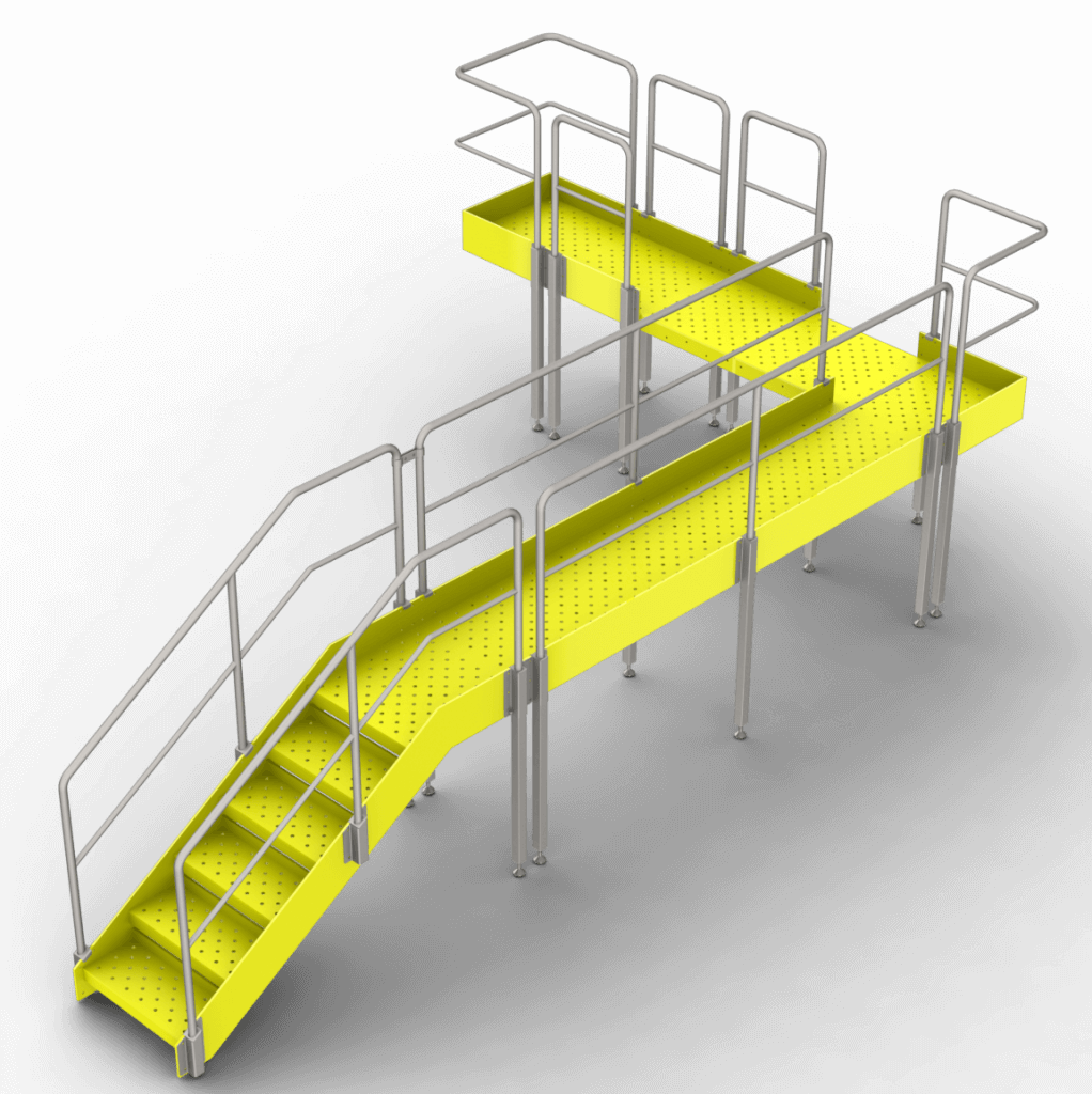 Stainless Steel Permit Walks, Catwalks, Stairs. Auckland made.