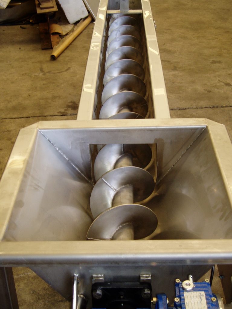 Design & Custom Fabrication of Steel Screw Conveyors & Rotary Screens